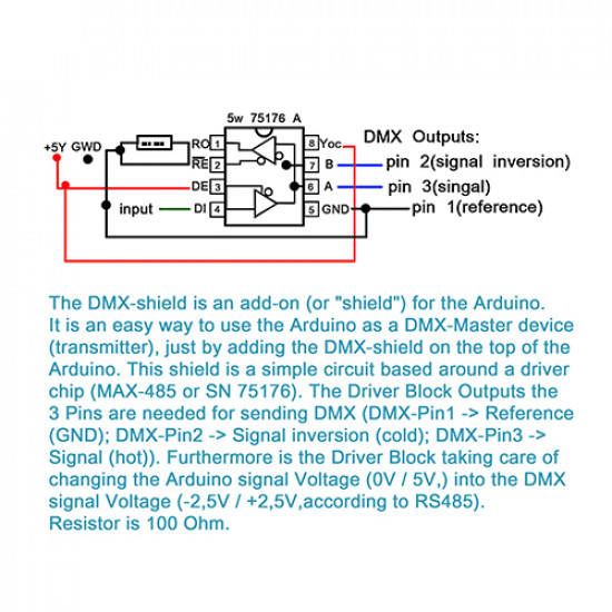 Arduino Dmx Shield Schematic